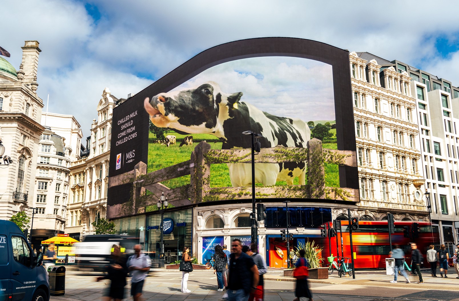 M&S Introduces Pioneering 3D Billboard to Promote RSPCA Assured Milk ...