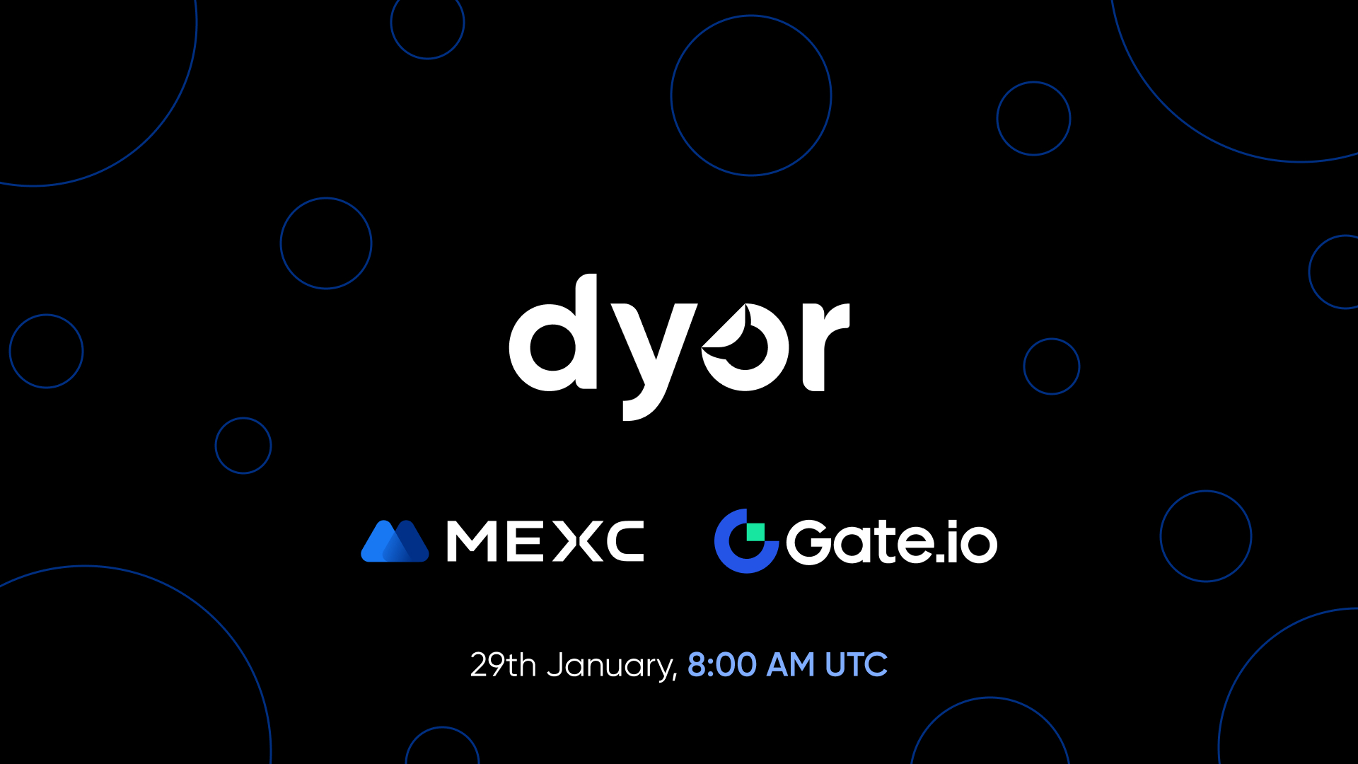 Dyor Token Set to Launch January 29th with Gate.io and MEXC Listings ...